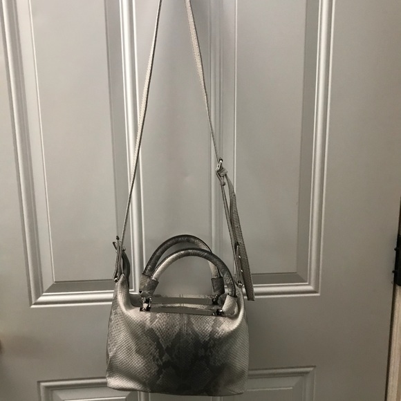 Bags | Snake Skin Print Satchel | Poshmark